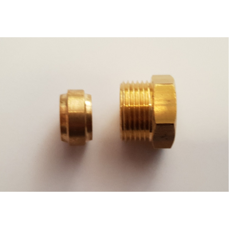 8122. 3/8" Fuel Line Nut And Olive