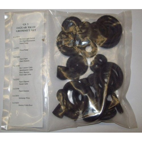 Complete Wiring Grommet Set Jaguar XK120 (6760)