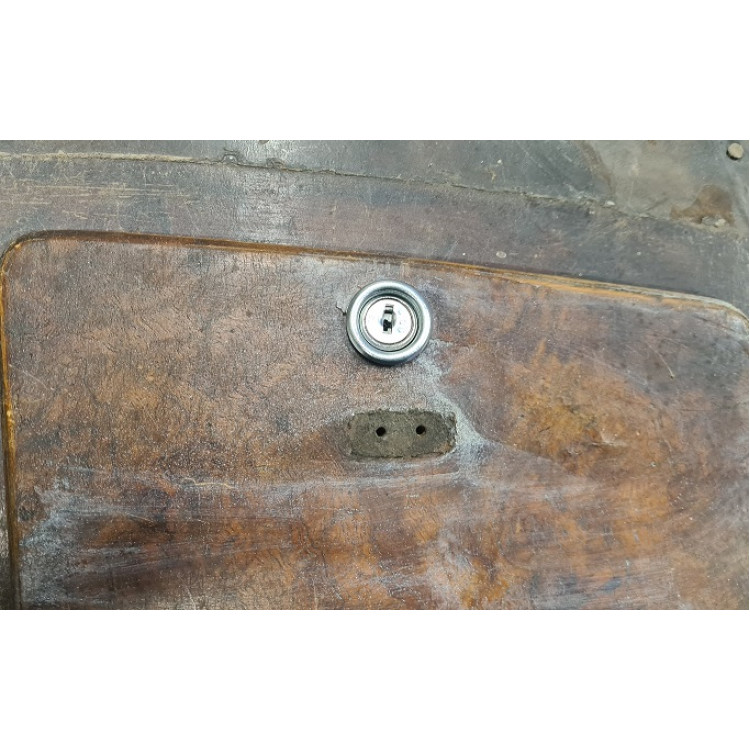 2466R. Round Custom Fit Turn Cubby Box Lock & 2 Keys with Escutcheon ...