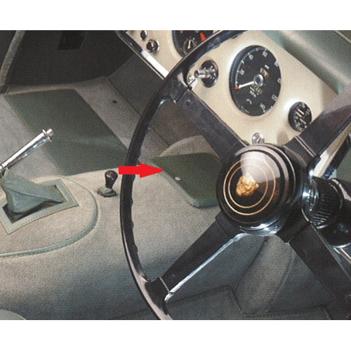 XKALL 'Oddie' 1/4-turn Fastener Set into trans tunnel. Pair of Studs ...
