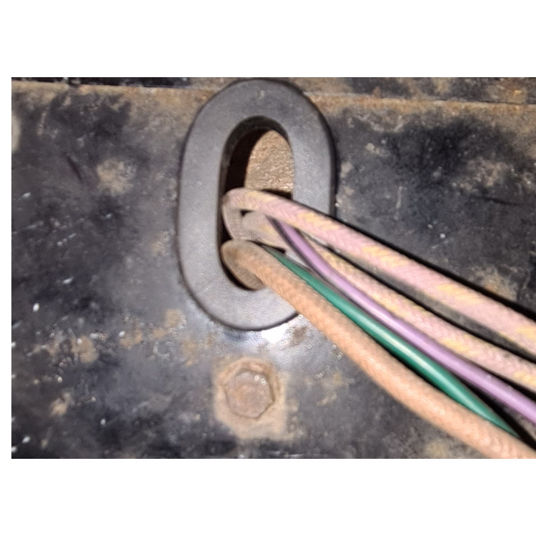 XK150 Metal Stepped Plinth Panel for Fuse Box