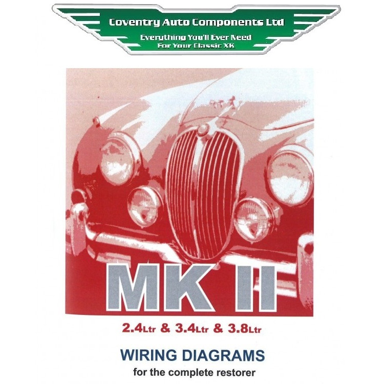 Jaguar Mark 2 MkII Wiring Diagrams Book (9194)