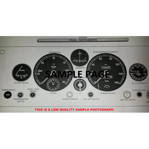Jaguar Mark 2 MkII Wiring Diagrams Book (9194)